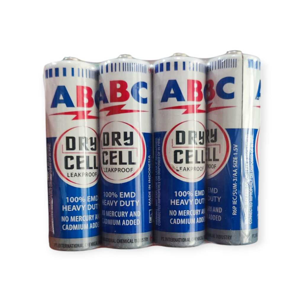Jual ABC Baterai AA A2 Isi 4pcs Battery Jam Dinding | Shopee Indonesia