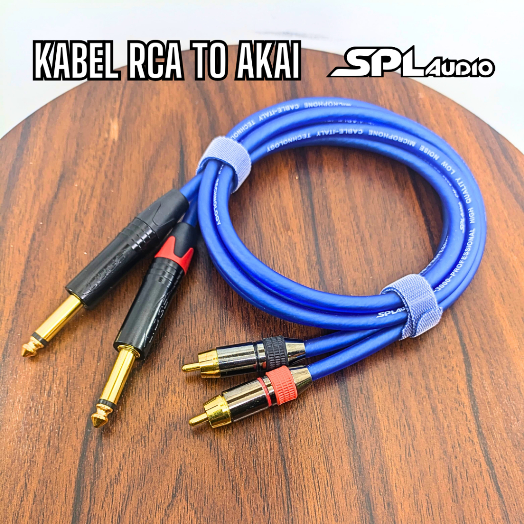 Jual Kabel Jack Akai To RCA Satu Set Kabel Audio 2x Akai Mono To 2x RCA ...