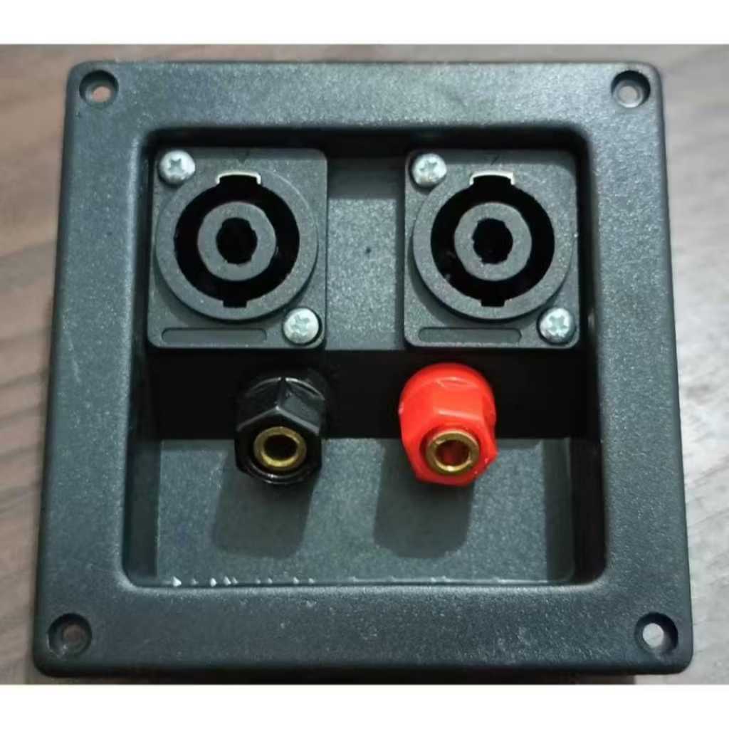 Jual TERMINAL BOX SPEAKER BIDING & 2 SOKET SPIKON (TERMINAL 2 IN 1 ...