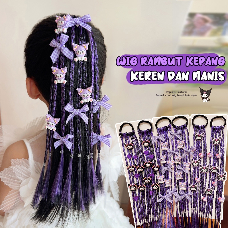 Jual ROVEDCITY Rambut Palsu Kepang Korea Tali Rambut Ekstensi Kepang ...