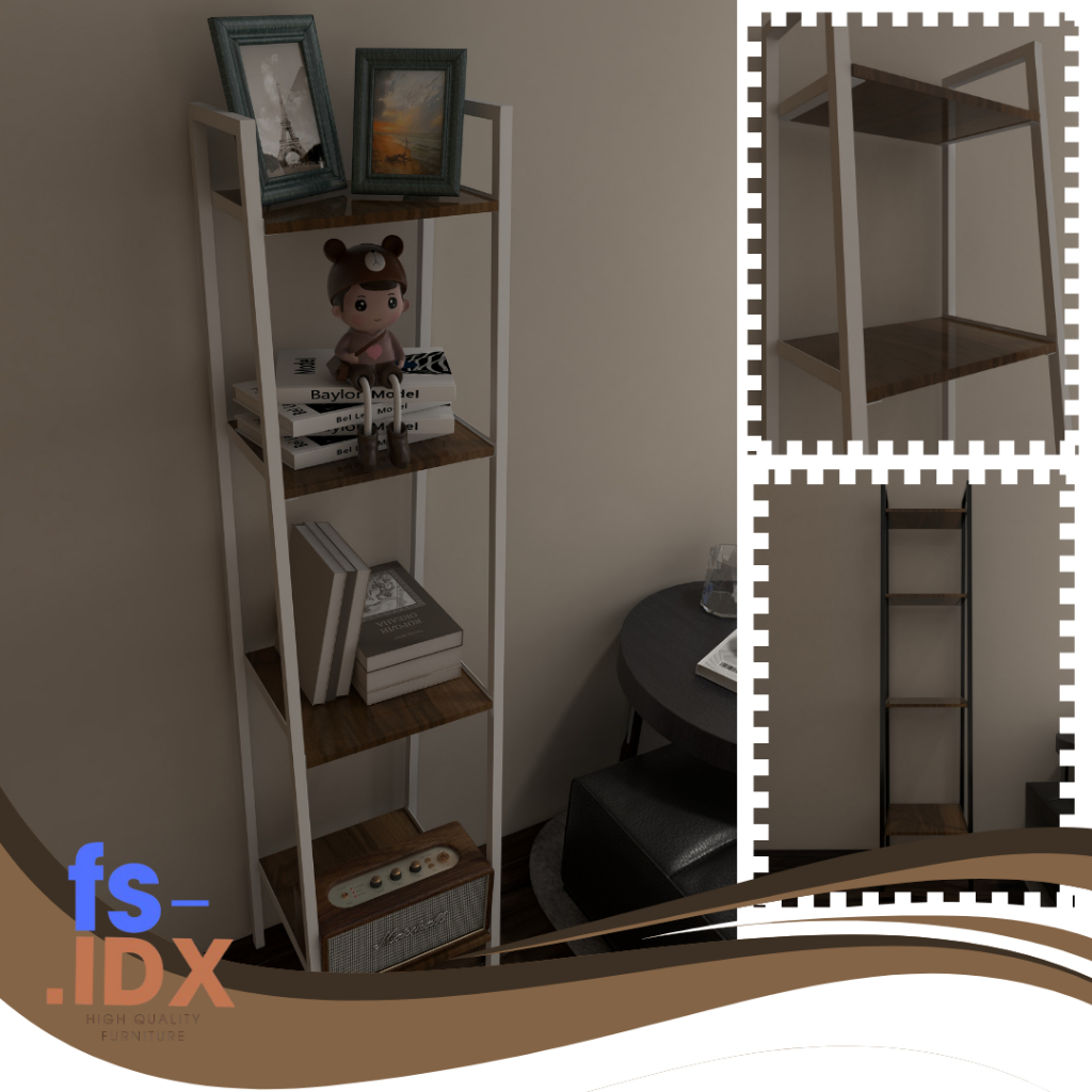 Jual Rak susun besi kayu serbaguna minimalis raksus | Shopee Indonesia