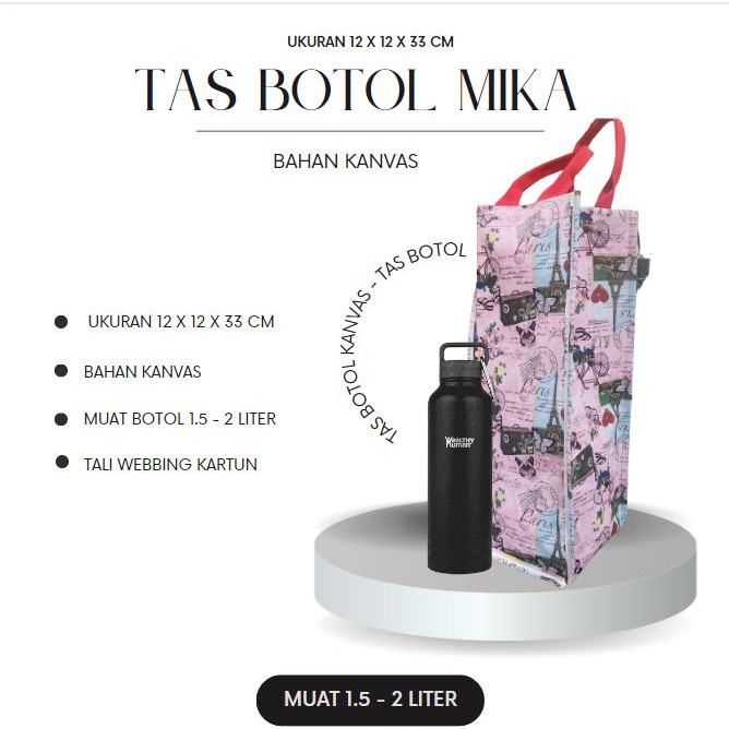 Jual Tas Tempat Air Minum 2 Liter Tas Botol Minum 2 Liter Tas Botol Air ...