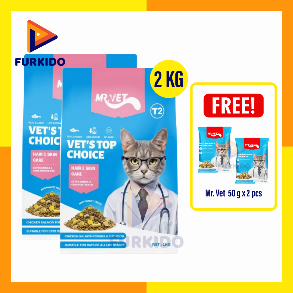Jual [Paket Kombo] MrVet / Mr Vet T2 All Life Stages Cat Holistic 1 Kg ...