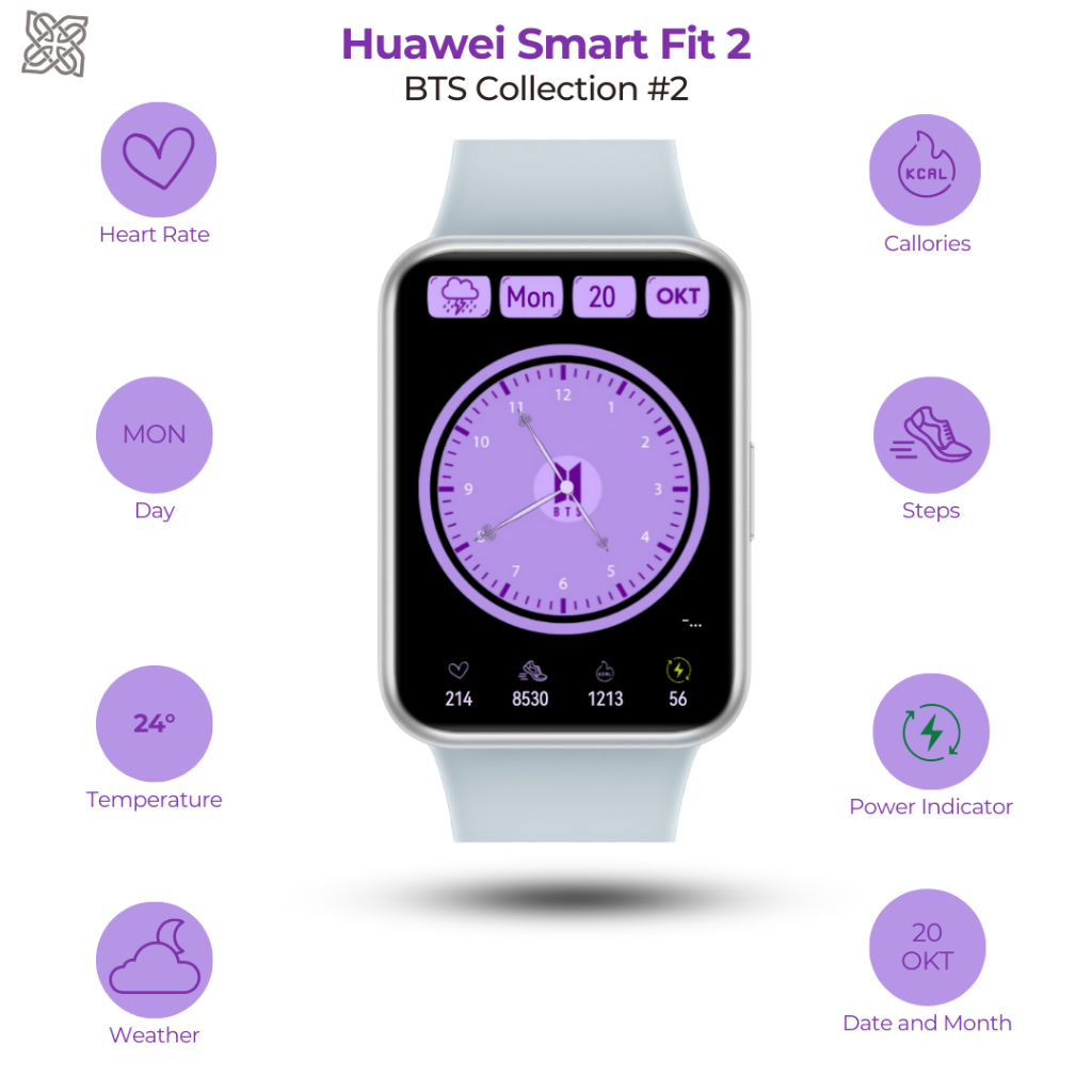 Jual Custom Watch Face Huawei Watch Fit 2 | Shopee Indonesia