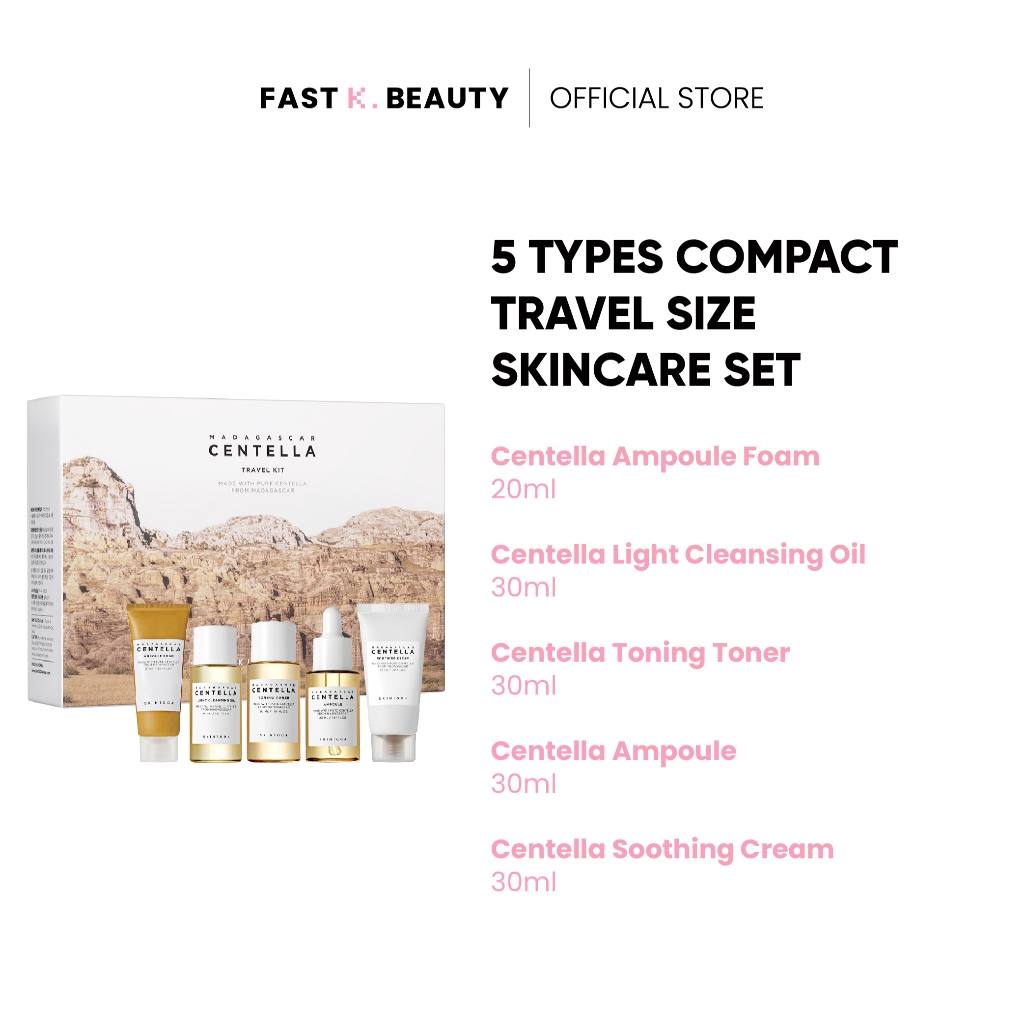 Jual SKIN1004 Madagascar Centella Travel Kit 5 Types (with Box) | Shopee Indonesia
