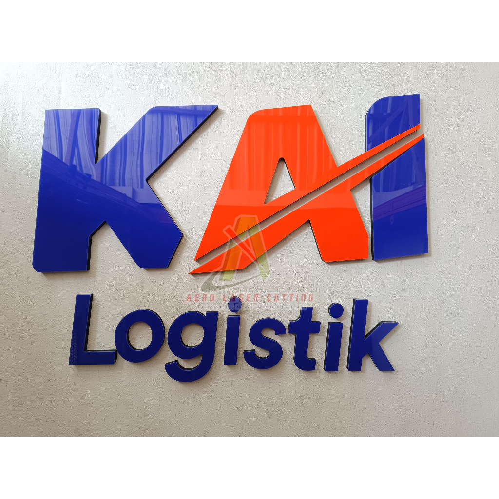 Jual LOGO KAI LOGISTIK/LOGO KERETA API/LOGO KERETA API LOGISTIK AKRILIK ...