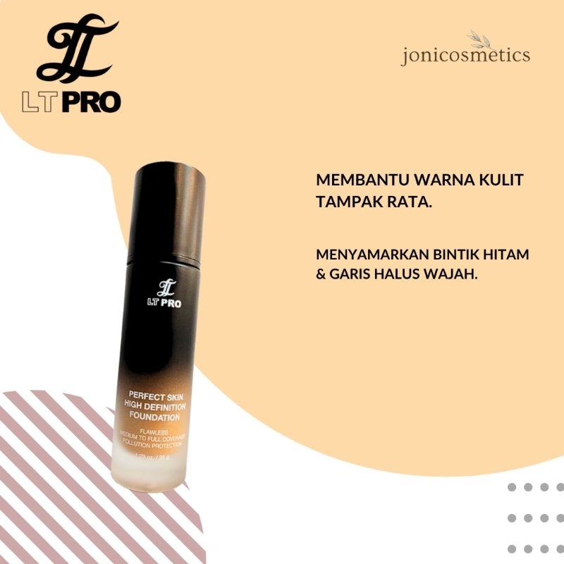 Jual LT Pro Perfect Skin HD Foundation | Shopee Indonesia