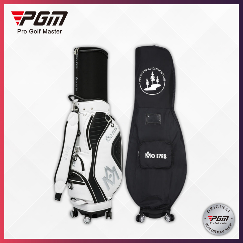 Jual PGM Tas Golf 4 Roda Mo Eyes Travel Golf Bag 4 Wheel Retractable ...