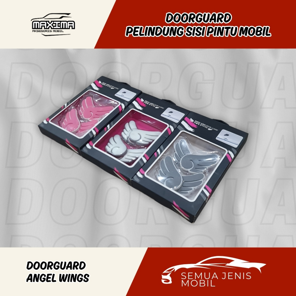 Jual Door Guard Angel Wing Pelindung Pintu Mobil Angel Wing Door Guard ...