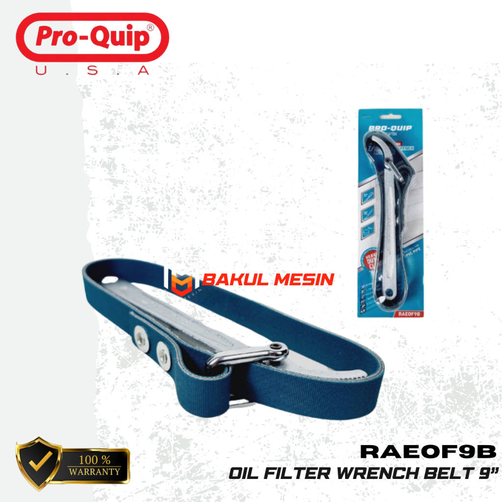 Jual Oil Filter Wrench Belt 9” Kunci Filter Oli Sabuk PROQUIP RAEOF9B ...