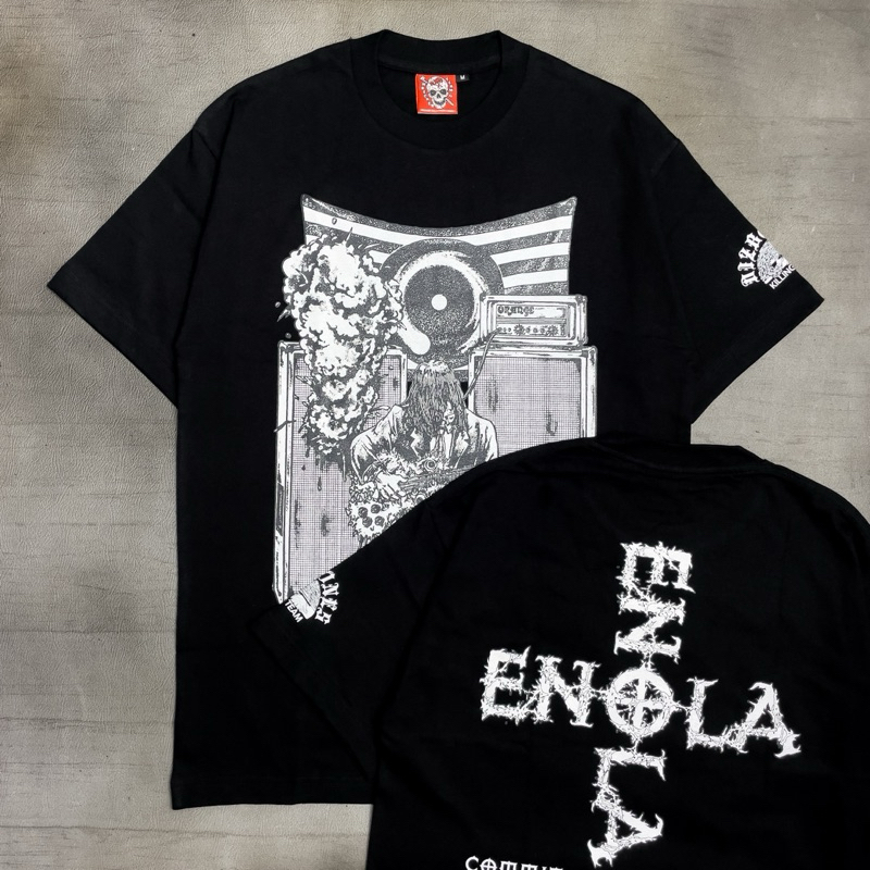 Jual Enola - Commit Death | Tshirt Black Original Merchandise | Shopee ...