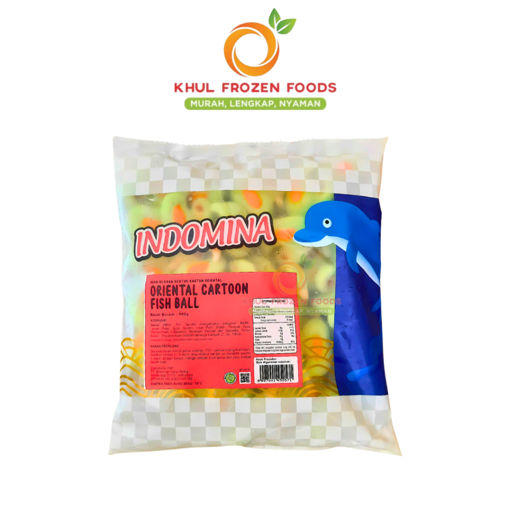Jual Indomina Oriental Cartoon 500Gr/ INDOMINA/ Bakso ikan karakter ...