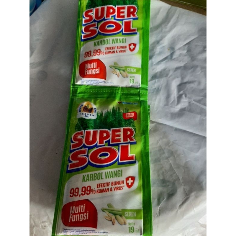 Jual super sol sachet satuan | Shopee Indonesia