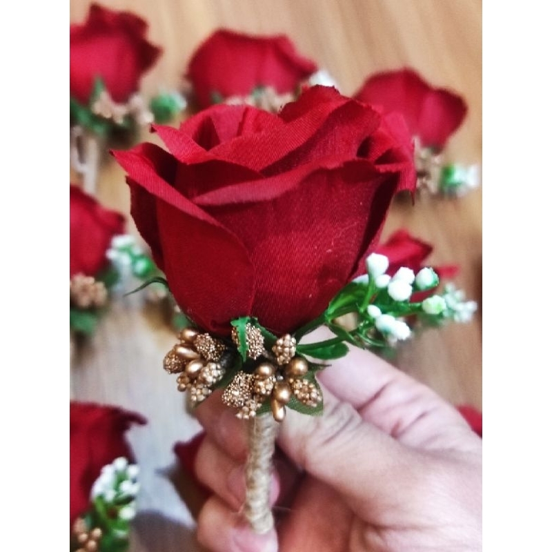 Jual Bunga Dada/ Bunga Panitia/ Pin dada/ Corsage Rose Elegant warna ...