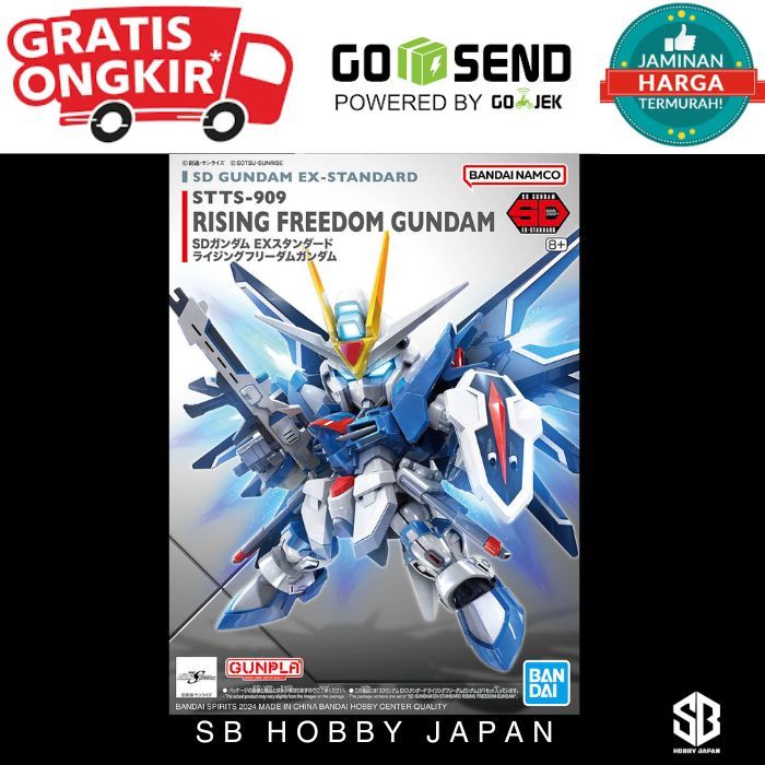 Jual SD EX Standard Rising Freedom Gundam Bandai Original Gunpla SDEX | Shopee Indonesia