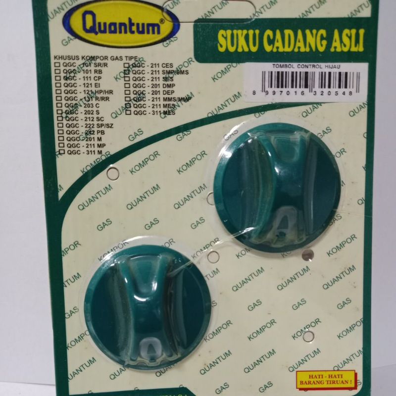 Jual Sparepart Quantum Tombol Control Knop Mekanik (Grenn) Type Lama ...