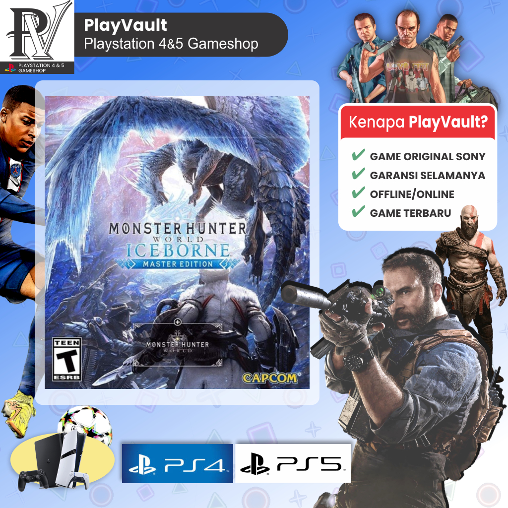 Jual Monster Hunter Ice Borne PS4 PS5 | Shopee Indonesia