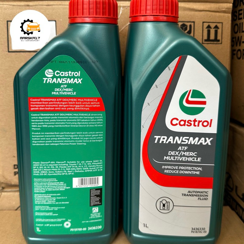 Jual Castrol Oli Transmisi Metik / ATF Transmax DEX/ MERC Multivehicle ...