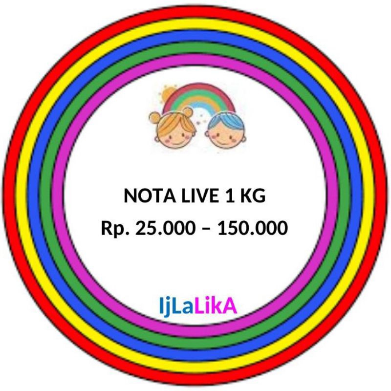 Jual NOTA LIVE 1KG | Shopee Indonesia