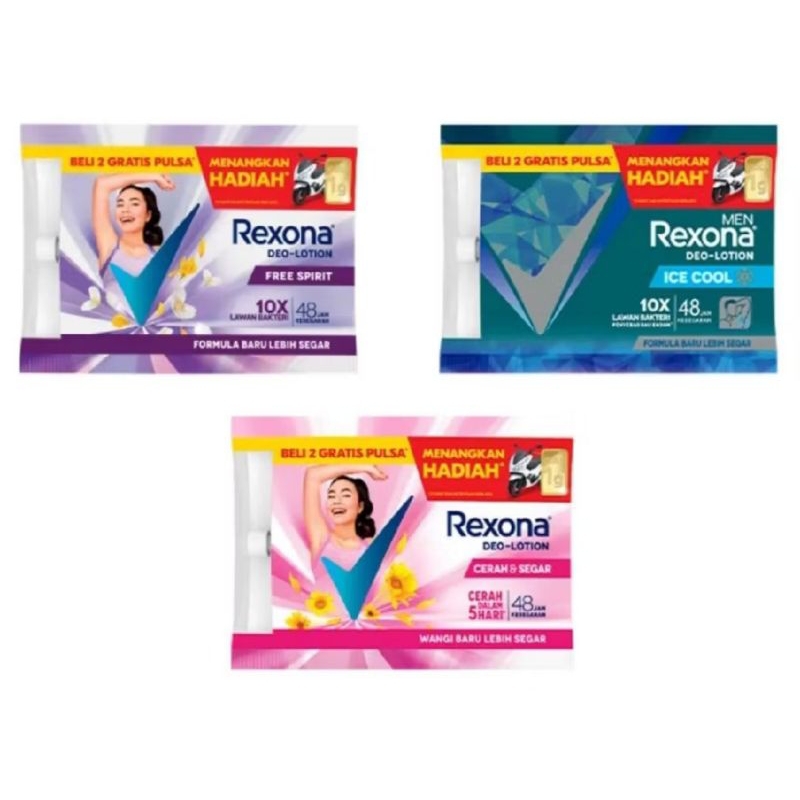 Jual Rexona Deo Lotion Sachet 9mL | Shopee Indonesia