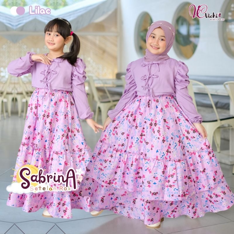 Jual SET ROK HIJAB SABRINA BY VICHI 1-10 TAHUN/FASHION ANAK/BAJU ANAK ...