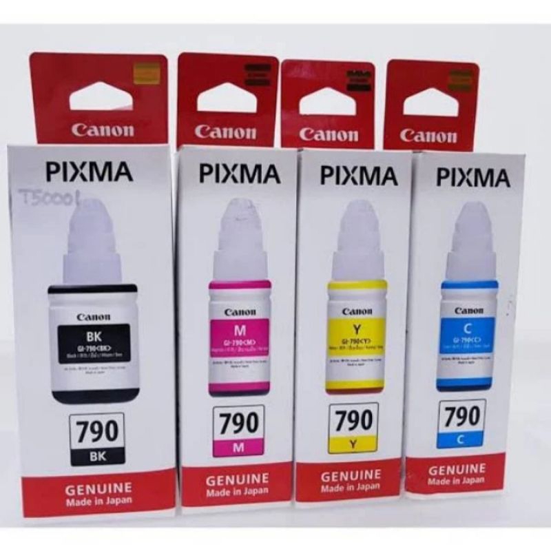 Jual 1 set Tinta Canon GI 790 Printer G1010 G2010 G3010 | Shopee Indonesia