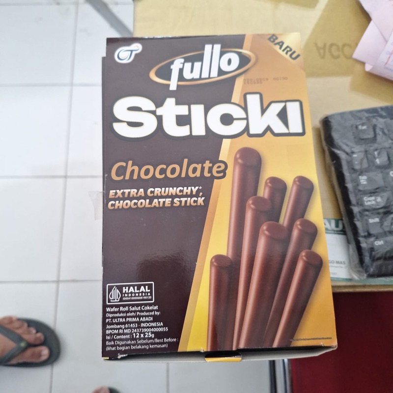 Jual Fullo Sticki chocolate 12x25gram box | Shopee Indonesia
