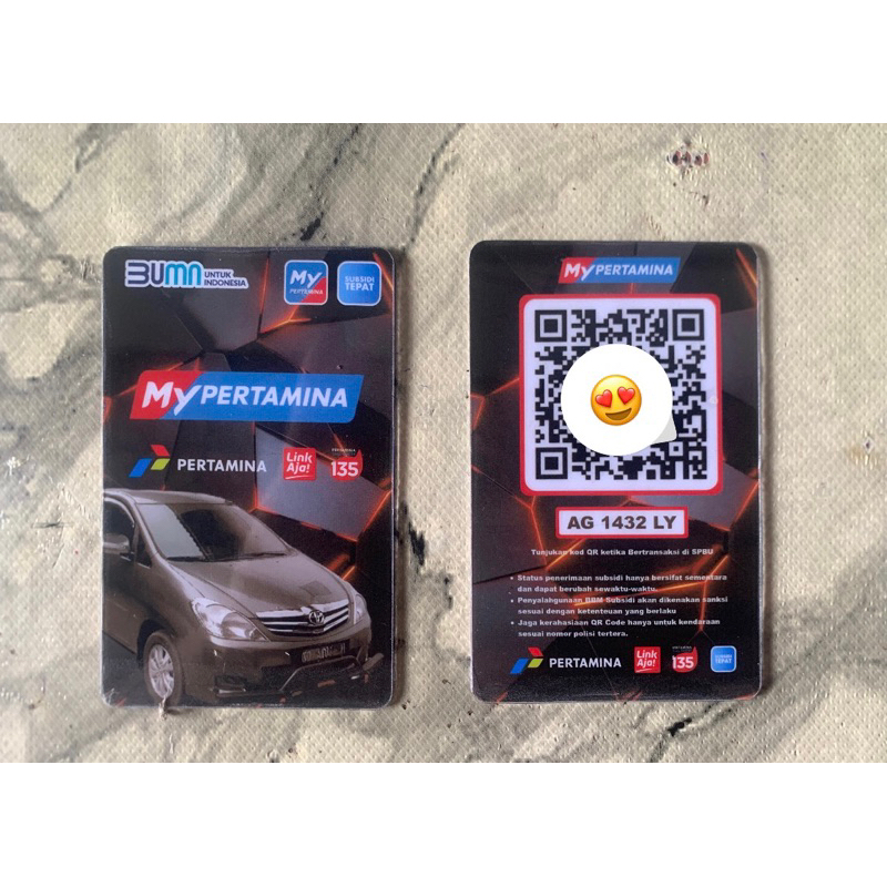 Jual BARCODE MY PERTAMINA / PERTALITE / BIOSOLAR | Shopee Indonesia