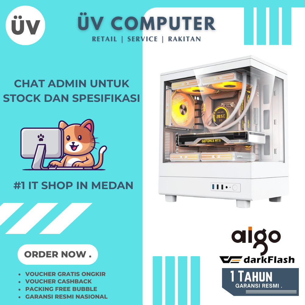 Jual Casing PC Komputer AIGO Darkflash DB330M | Mid Tower | Micro M-ATX ...