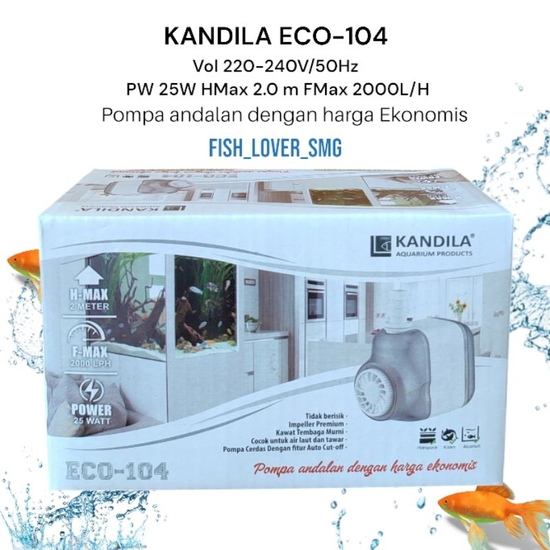 Jual Pompa KANDILA ECO 104 pompa air/ water pump hemat energi | Shopee Indonesia