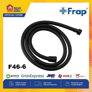 Jual FRAP F46-6 Selang Shower Fleksibel / Flexible Shower Hose Black (150cm) | Shopee Indonesia