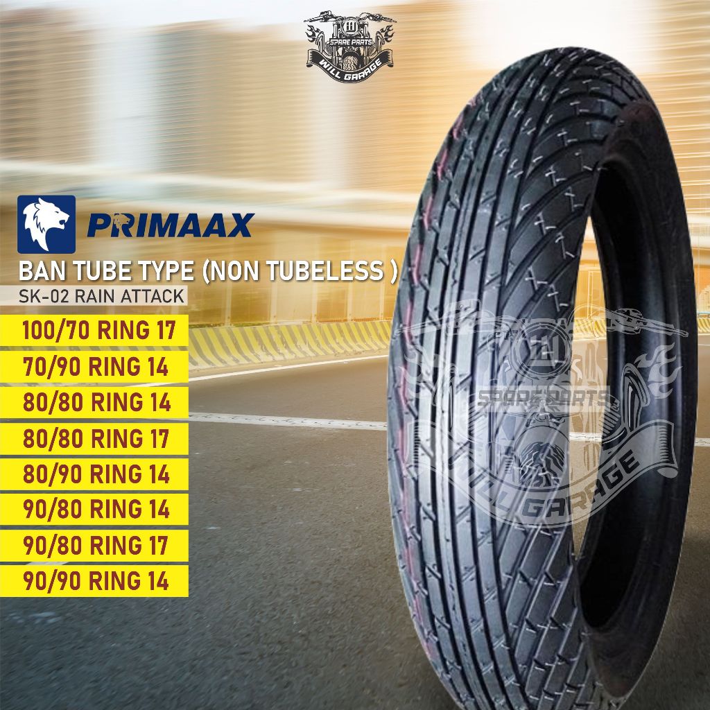 Jual BAN PRIMAAX SK-02 RAIN ATTACK BAN PRIMAX BAN LUAR BAN MOTOR TUBE ...