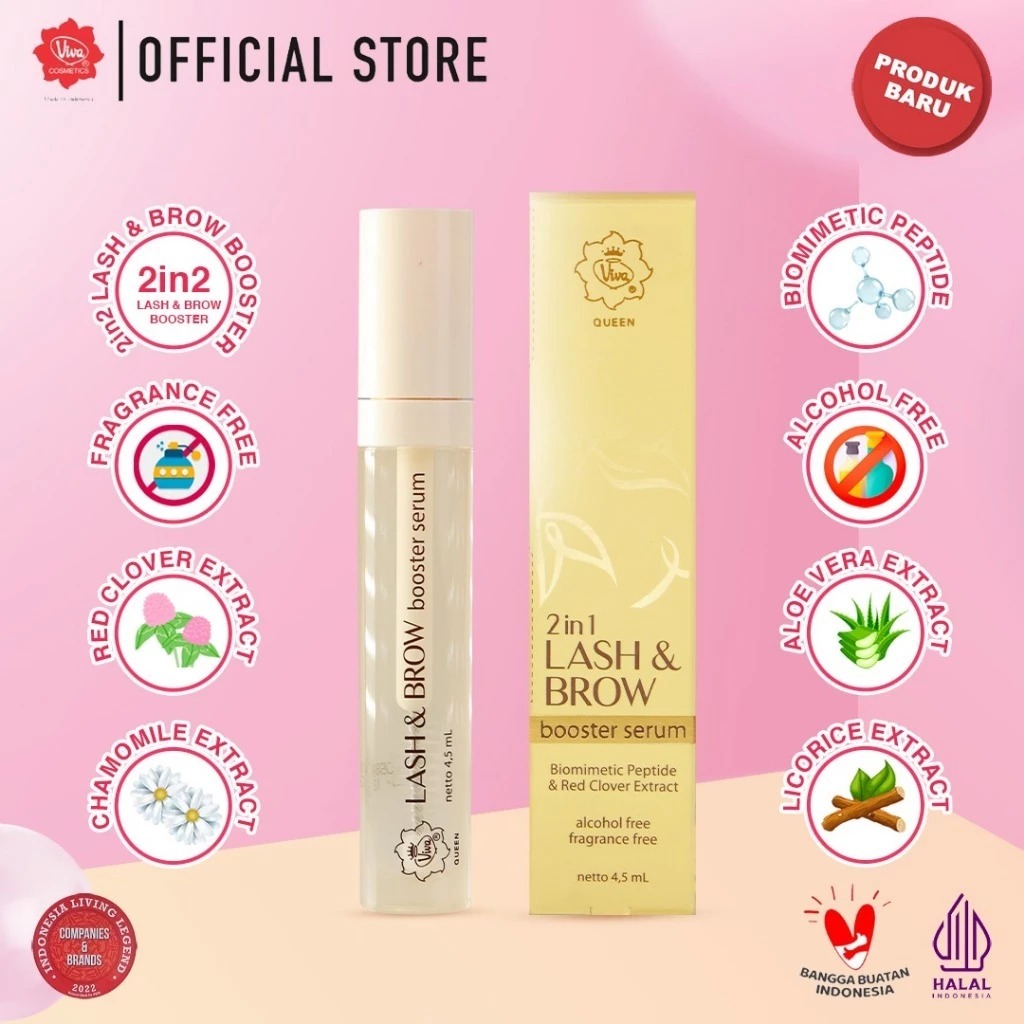 Jual Viva 2in1 Lash & Brow Booster Serum 4.5ml | Shopee Indonesia