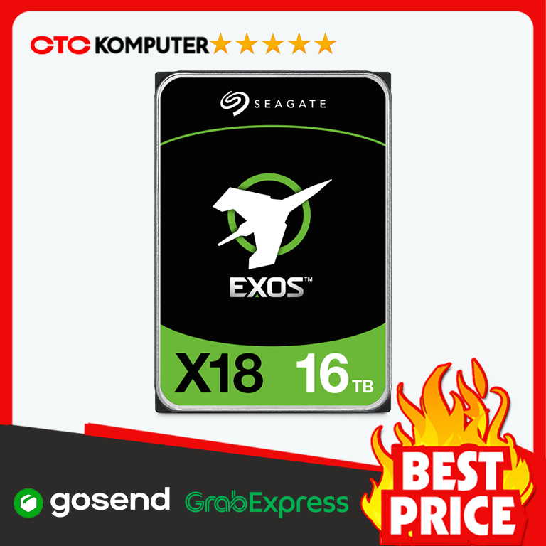 Jual Seagate EXOS X18 HDD / Hardisk Enterprise 16TB SATA 7200RPM ...