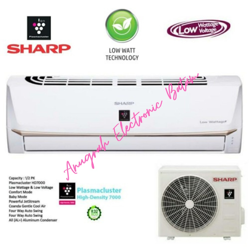 Jual Sharp AC Plasmacluster 0,5 PK AH-AP5UHL LOW WATT AC 1/2 PK BATAM | Shopee Indonesia