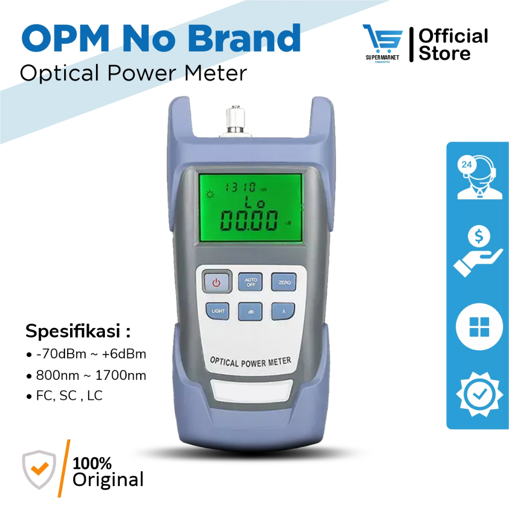 Jual Optical Power Meter All In One Original - OPM Fiber Optik - FTTH ...
