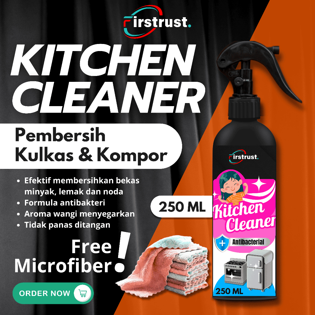 Jual FIRSTRUST - Kitchen Cleaner Pembersih Dapur Kompor Kulkas ...