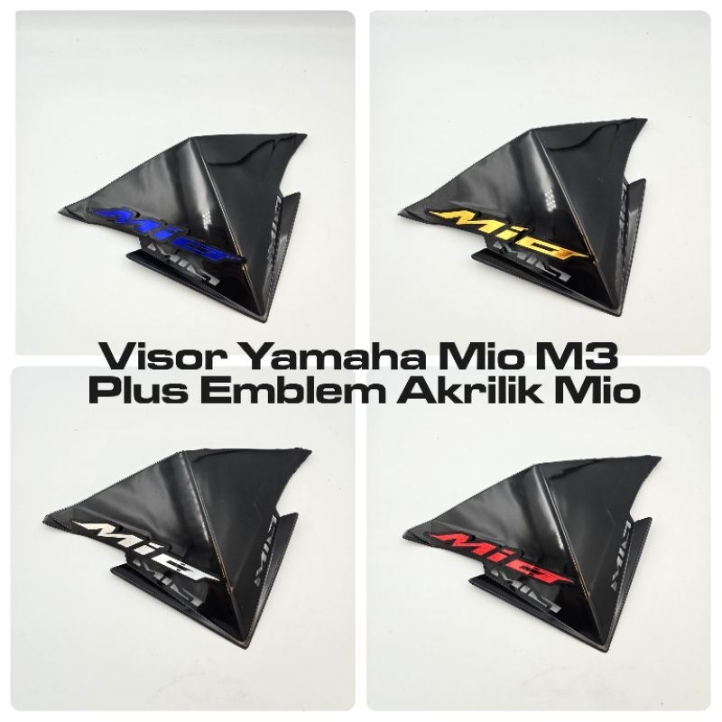 Jual Visor Yamaha Mio M3 Plus Emblem Akrilik - Variasi Visor Motor Mio ...