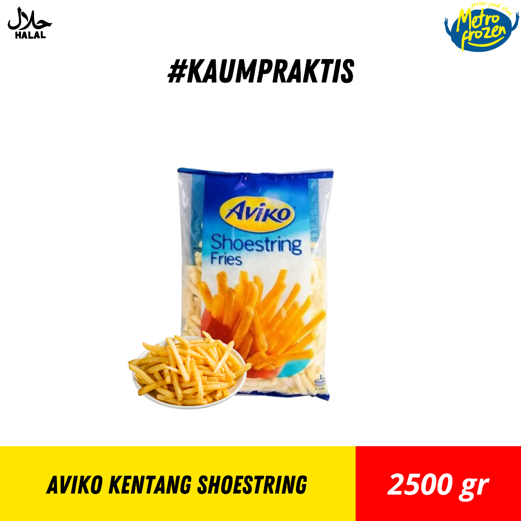 Jual AVIKO Kentang Shoestring 2.5kg | Shopee Indonesia