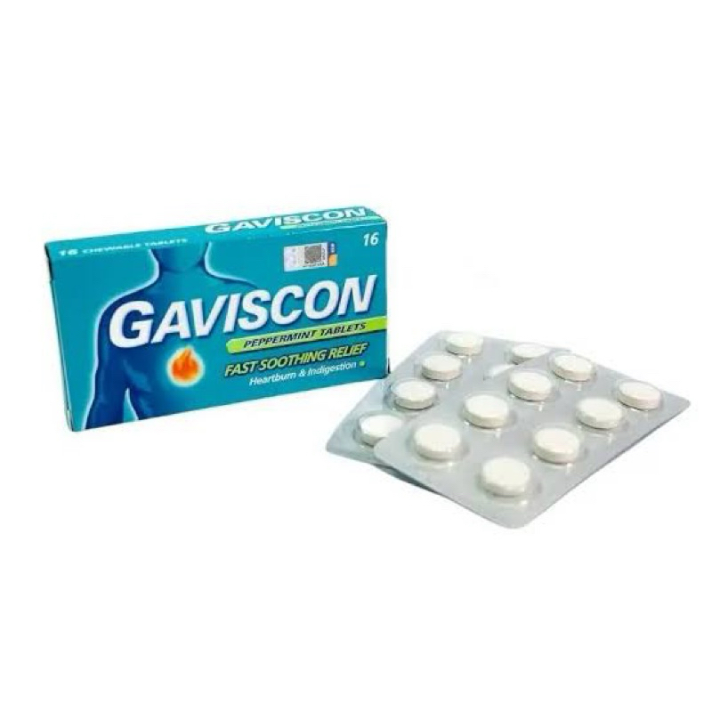 Jual Gaviscon Peppermint 16 tablet (Original Import Malaysia) | Shopee ...