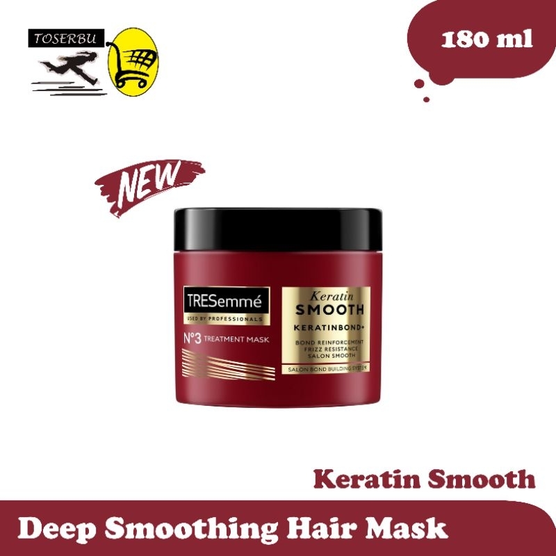 Jual TRESEMME Deep Smoothing Hair Mask - Keratin Smooth 180ml | Shopee ...