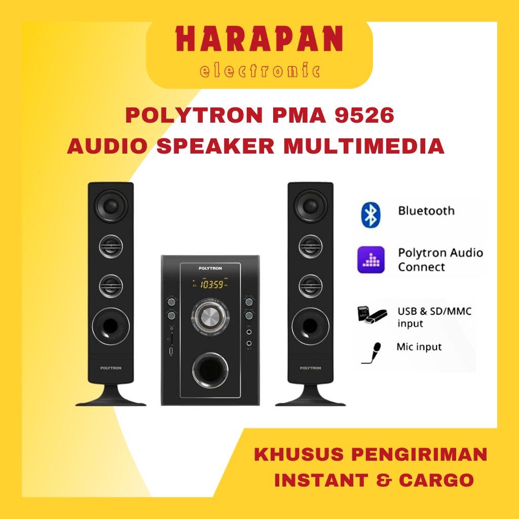 Jual POLYTRON PMA 9526 MULTIMEDIA BLUETOOTH SPEAKER RADIO / POLITRON PMA9526 GARANSI RESMI ...