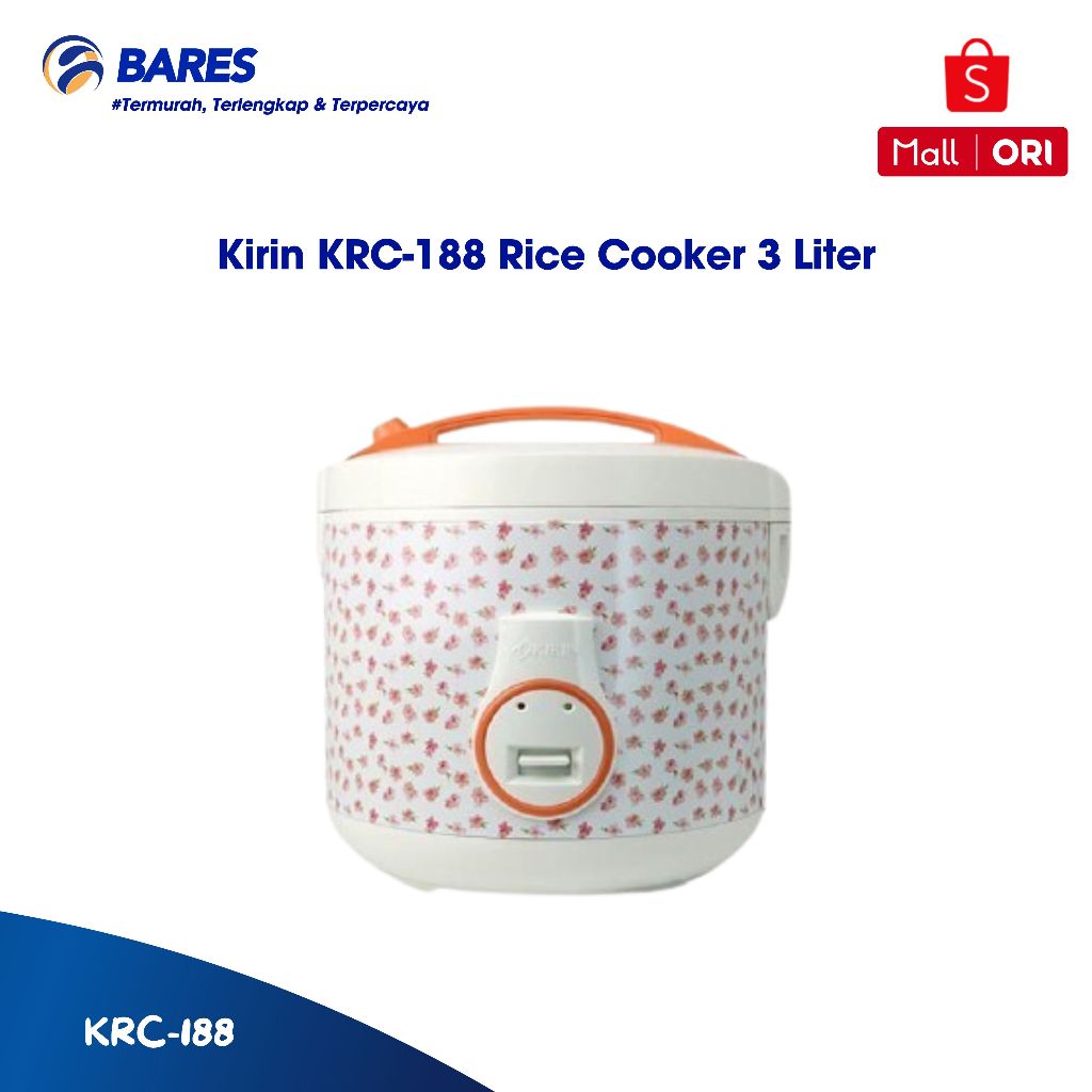 Jual Kirin KRC-188 Rice Cooker 3 Liter | Shopee Indonesia