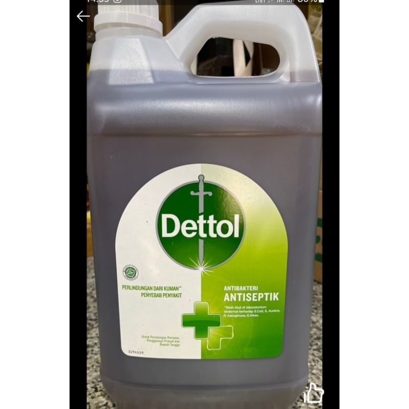 Jual Detol 4.5 liter Antiseptik Liquid 4.500ml /4.5L Bunuh kuman dan ...