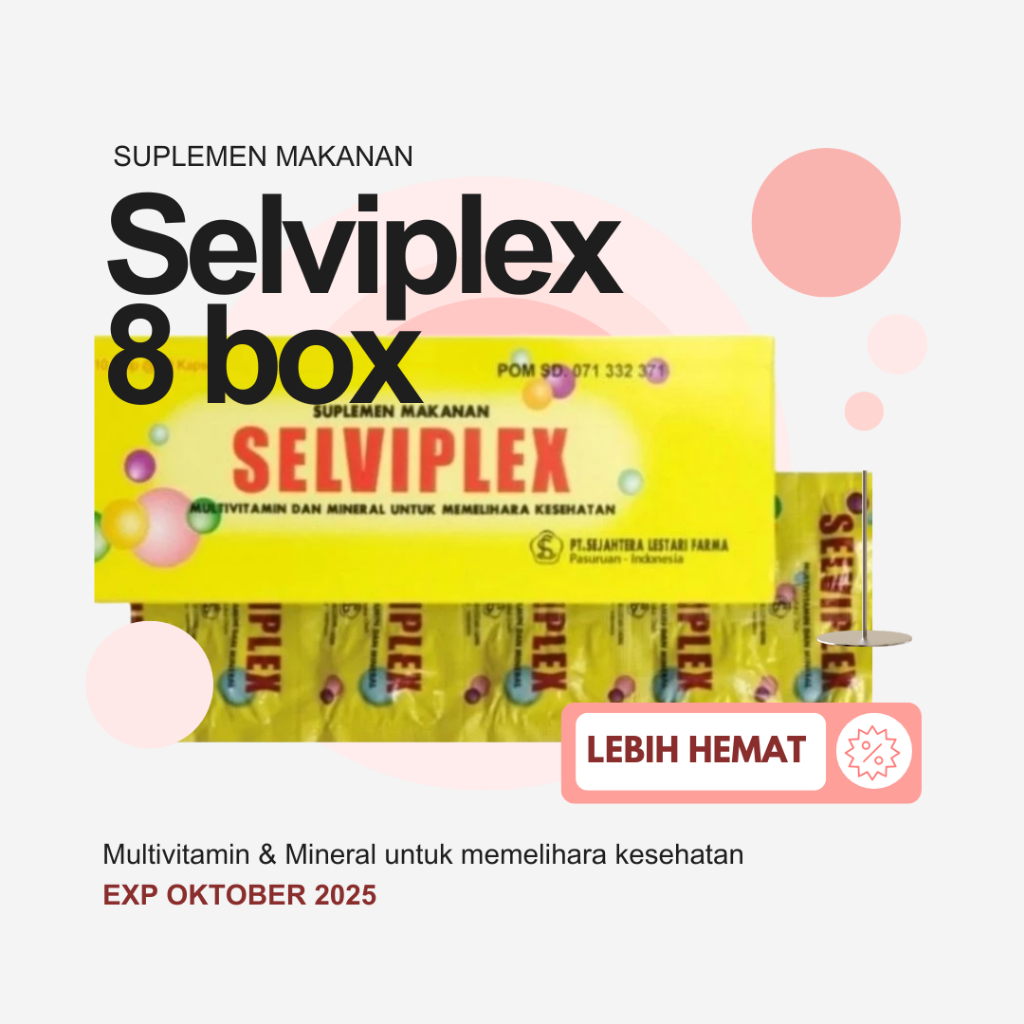 Jual (8 BOX) Seliplex perbox isi 100 TAB | Shopee Indonesia