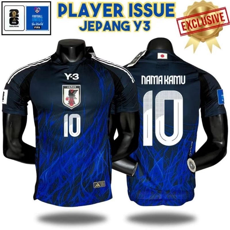 Jual Jersey Jepang Player Issue 2024 2025 Baju Bola Japan pi Version Y3 Yamamoto | Shopee Indonesia