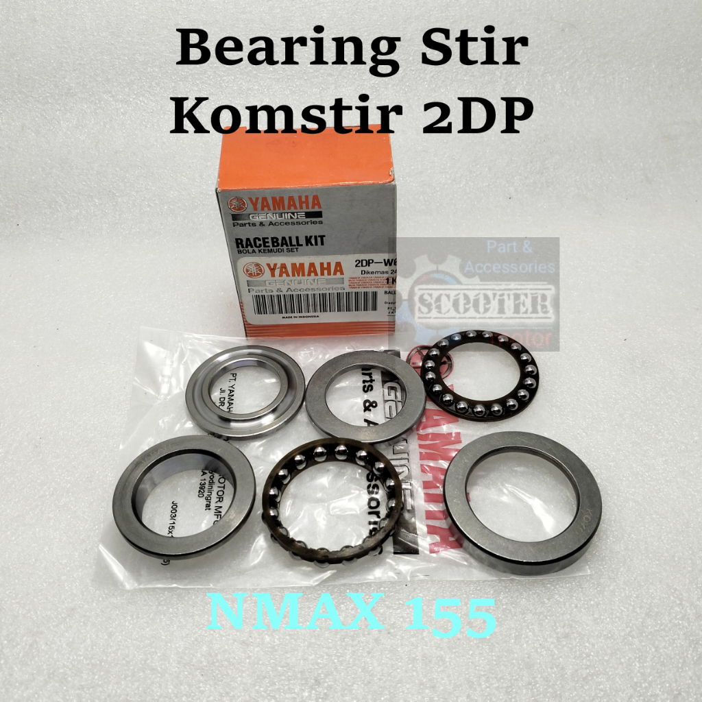Jual COMSTIR KOMSTIR 2DP BEARING STANG STIR YAMAHA NMAX 155 KUALITAS ORIGINAL PRESISI DAN AWET ...