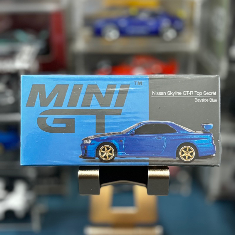 Jual Mini GT 531 - Nissan Skyline GT-R Top Secret - Bayside Blue ...