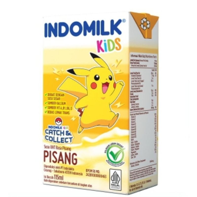 Jual SUSU INDOMILK KIDS RASA PISANG 115ML | Shopee Indonesia