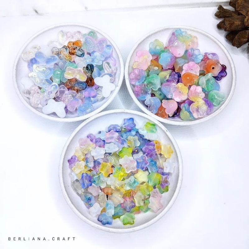 Jual (10 Pcs) Manik Kaca Gradasi | Shopee Indonesia